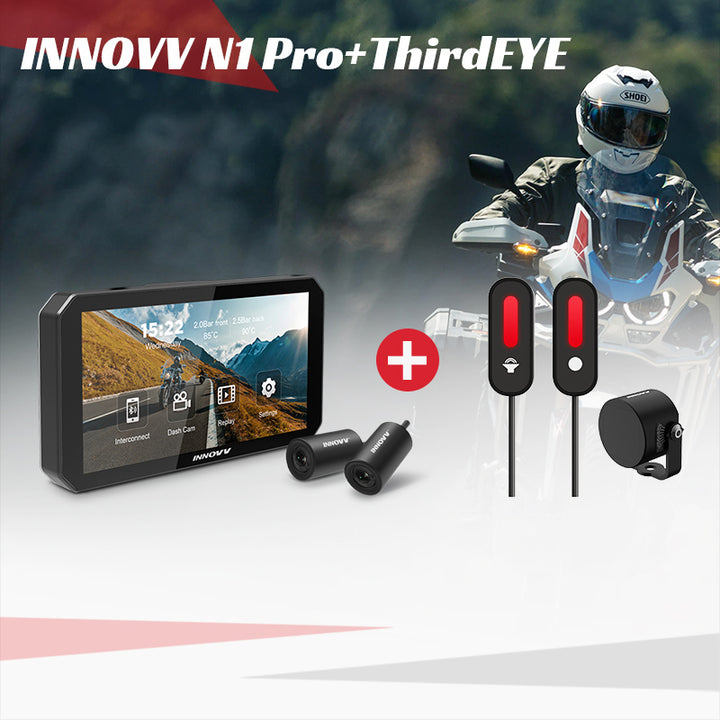 INNOVV N1 Pro: Motorcycle Navigation Camera with CarPlay & Android Auto